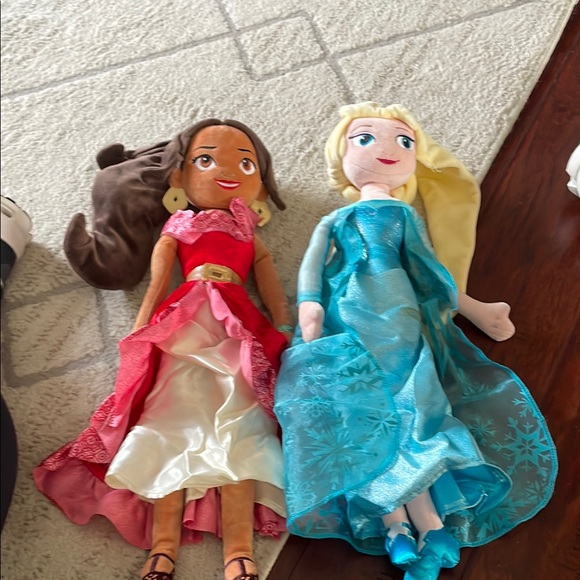 Disney | Toys | Disney Princess Dolls Set Red And Blue | Poshmark